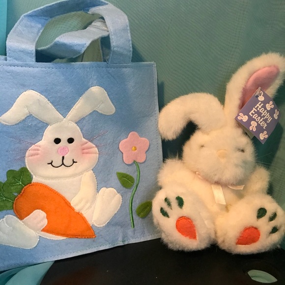 Holiday | Felt Easter Purses With Plush Bendy Bunny Rabbit | Poshmark